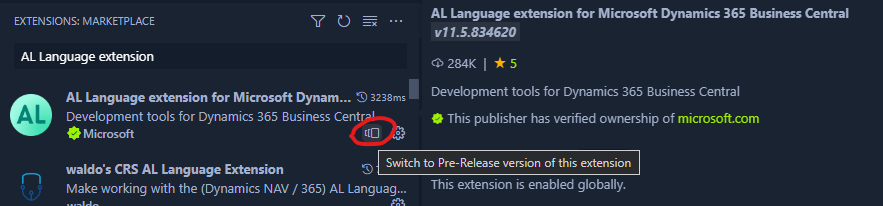 2023 Wave 2 – v23: Pre-release versions of AL VSIX – Gerardo Rentería Blog
