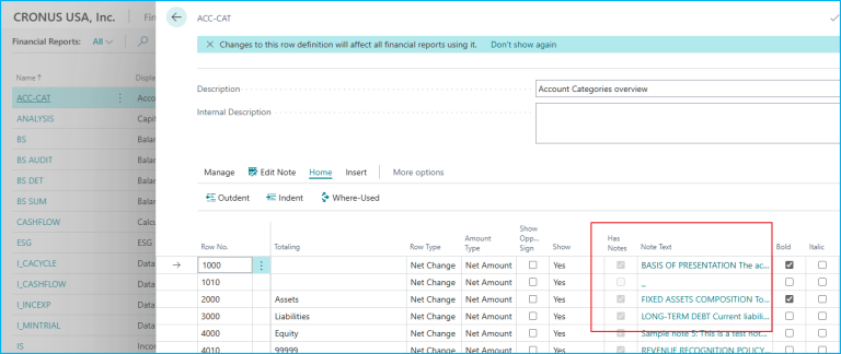 📝 Adding Notes to Financial Report Lines 📊 – Gerardo Rentería Blog